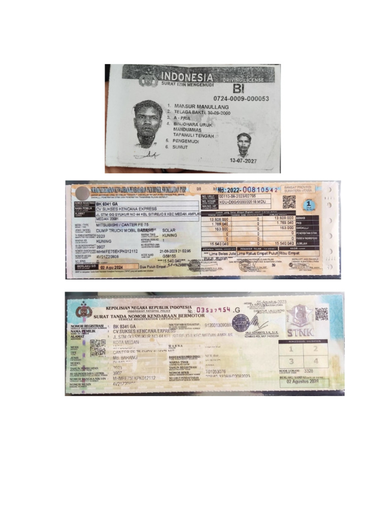 Sim STNK Jefry Baru | PDF