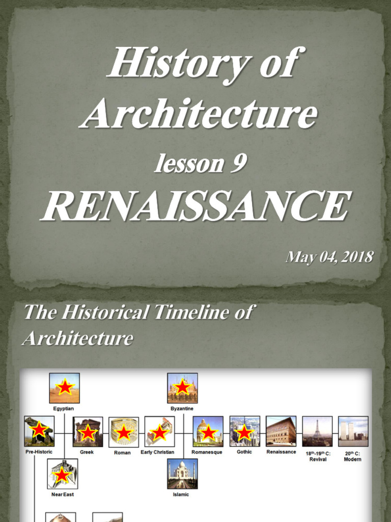 09 Renaissance | PDF | Renaissance | Architectural Design