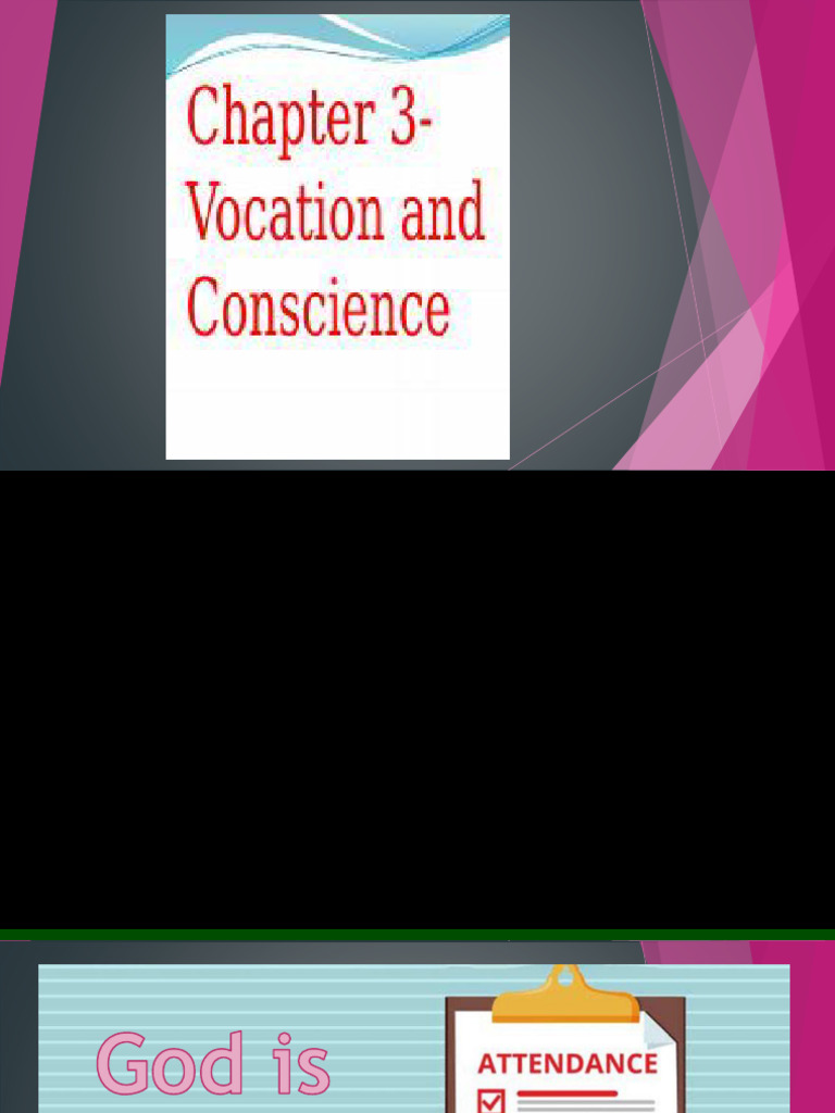 Chapter 3 Vocation and Conscience | PDF | Conscience | Eucharist