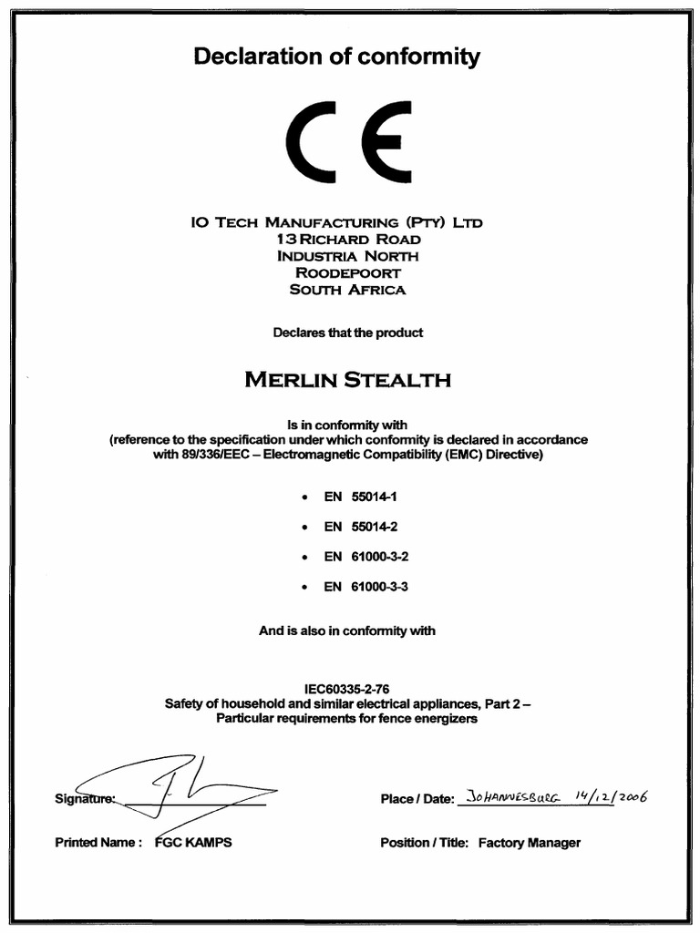ce-certificate-merlin | PDF