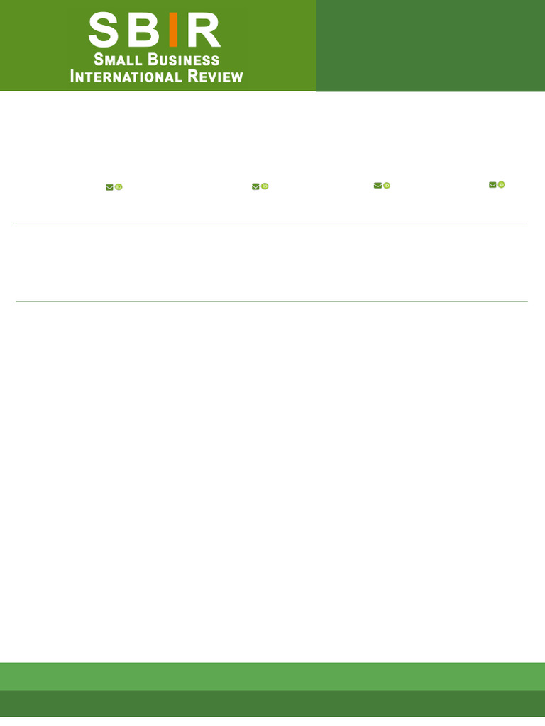 Determining Factors in MSMEs Success An Empirical Study in Mexico | PDF ...
