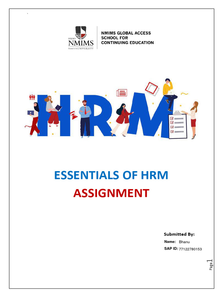 ESSENTIALS OF HRM Assignment | PDF | Human Resource Management | Compensation And Benefits