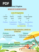 Animal Kingdom Flow Chart | PDF | Biology | Zoology