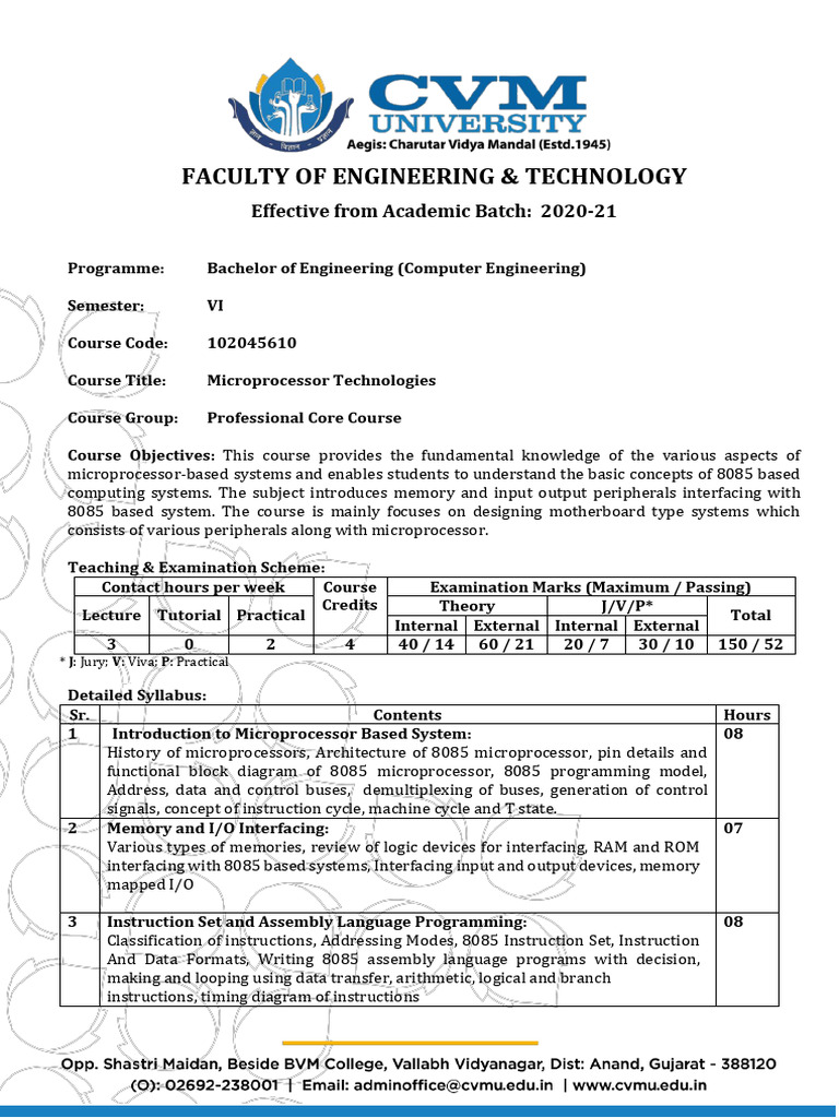 Microprocessor Technologies | PDF | Central Processing Unit | Computer ...