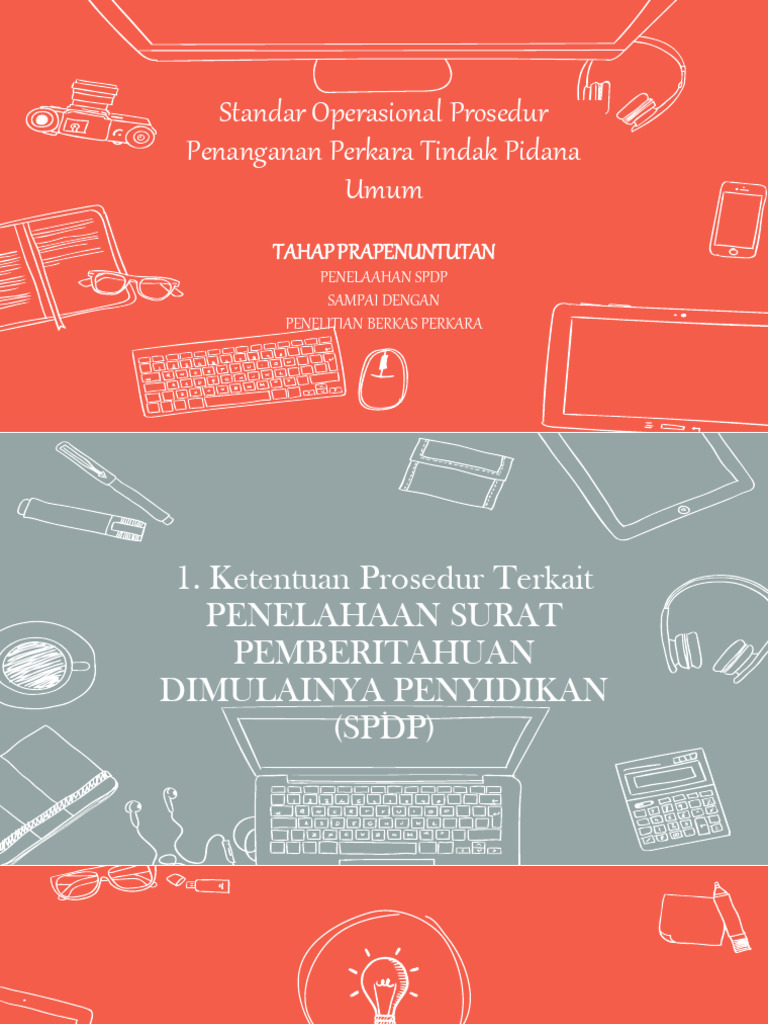 SOP Penelaahan SPDP Tindak Pidana | PDF