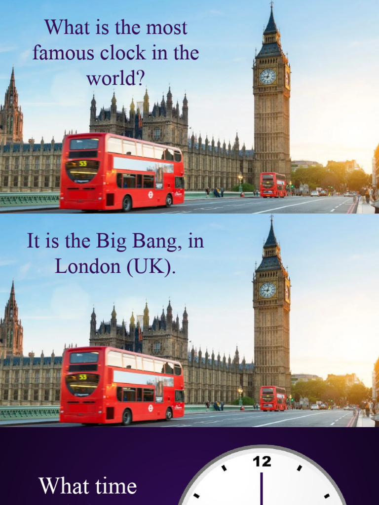 Lesson 1 Telling the time | PDF