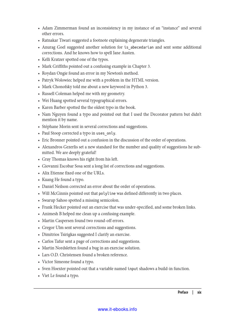 Programming Book Acknowledgments | PDF | Mathematics