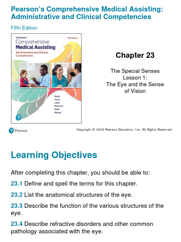 5th Routh Ch23 Lesson01 PPT Accessible v2 | PDF | Human Eye | Glaucoma