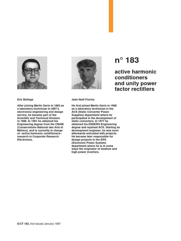 CT183 - Active Filters & Unity Power Factor Rectifiers | PDF | Rectifier | Transformer