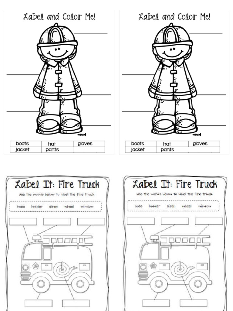 Firetruck Colour and Label | PDF