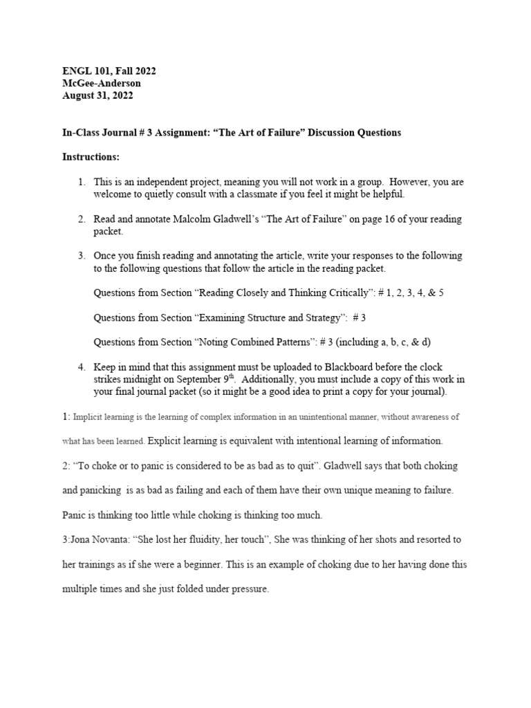 College Writing Assignment | PDF | Cognitive Science | Cognition