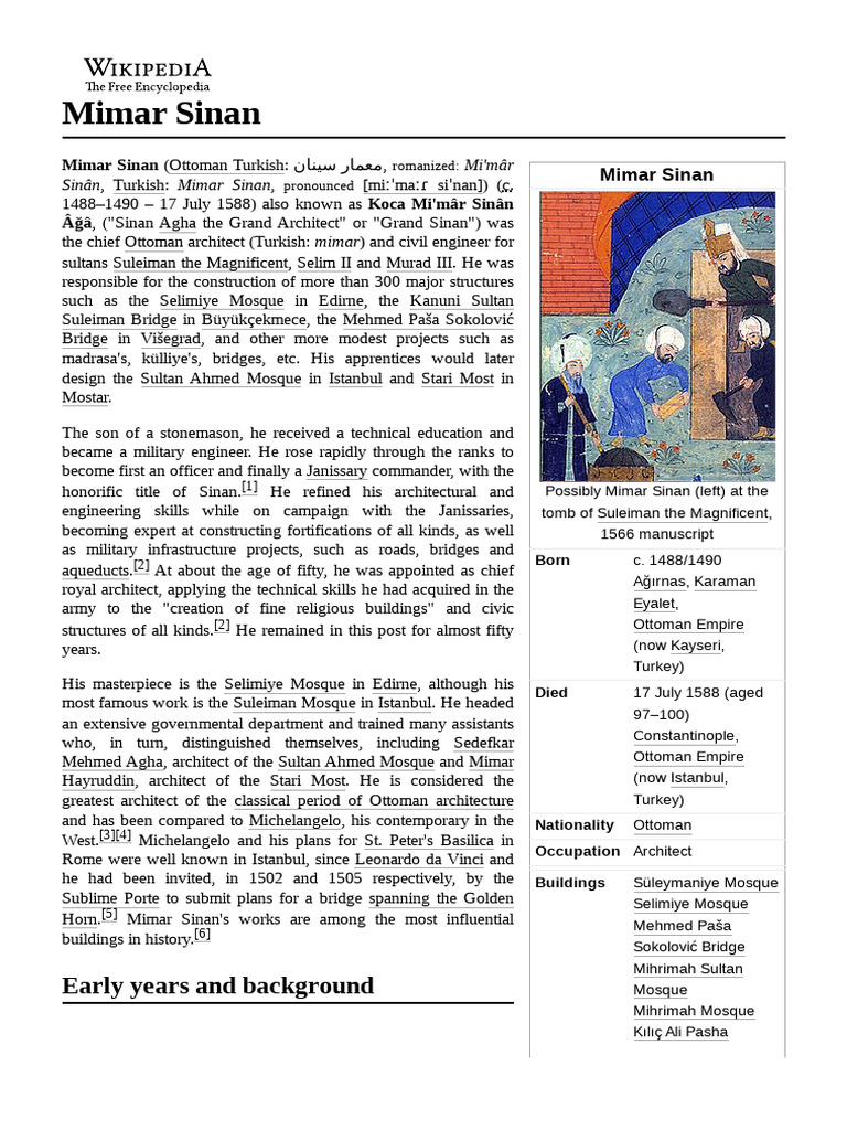 Mimar Sinan | PDF