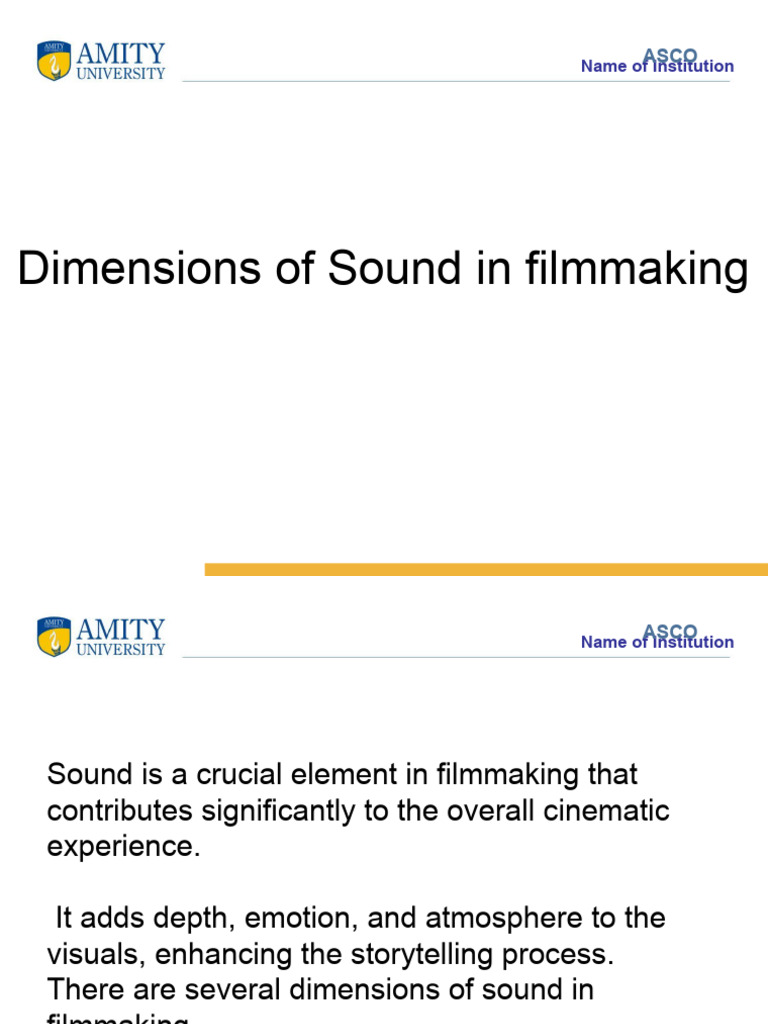 Dimensions of Sound | PDF | Sound