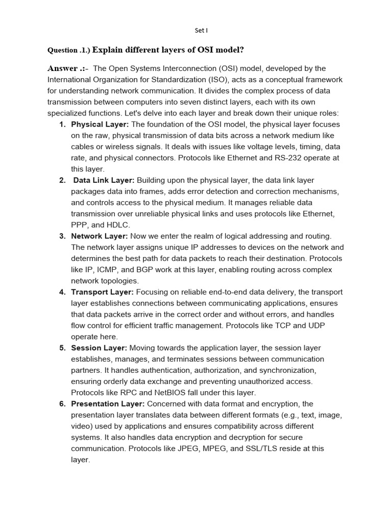 Dca2104 & Basic of Data Communication | PDF | Osi Model | Computer Network