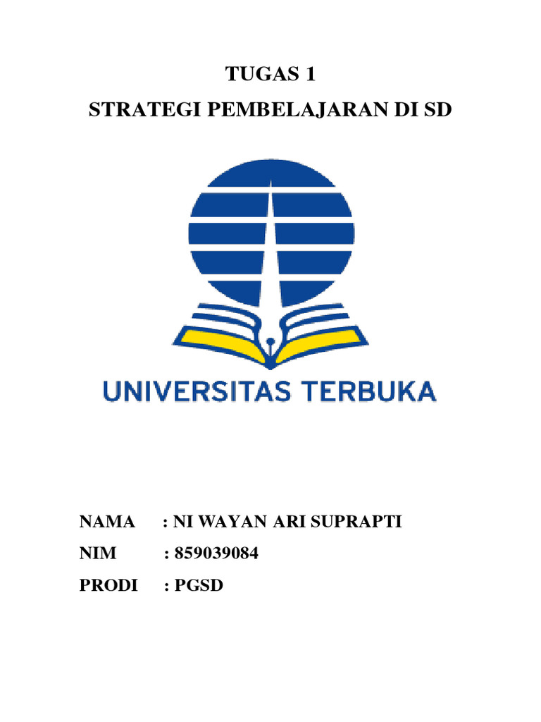 (859039084 - NI WAYAN ARI SUPRAPTI) Sesi 3 Tugas Tutorial 1 Strategi ...