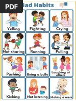 Good and Bad Habit Worksheets | PDF