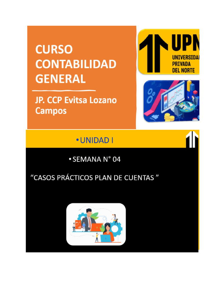 JP - Sem 4 - Solucion Casos Practicos Plan de Cuentas | PDF
