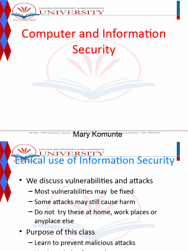 Module 5 Information Security Pdf Security Computer Security