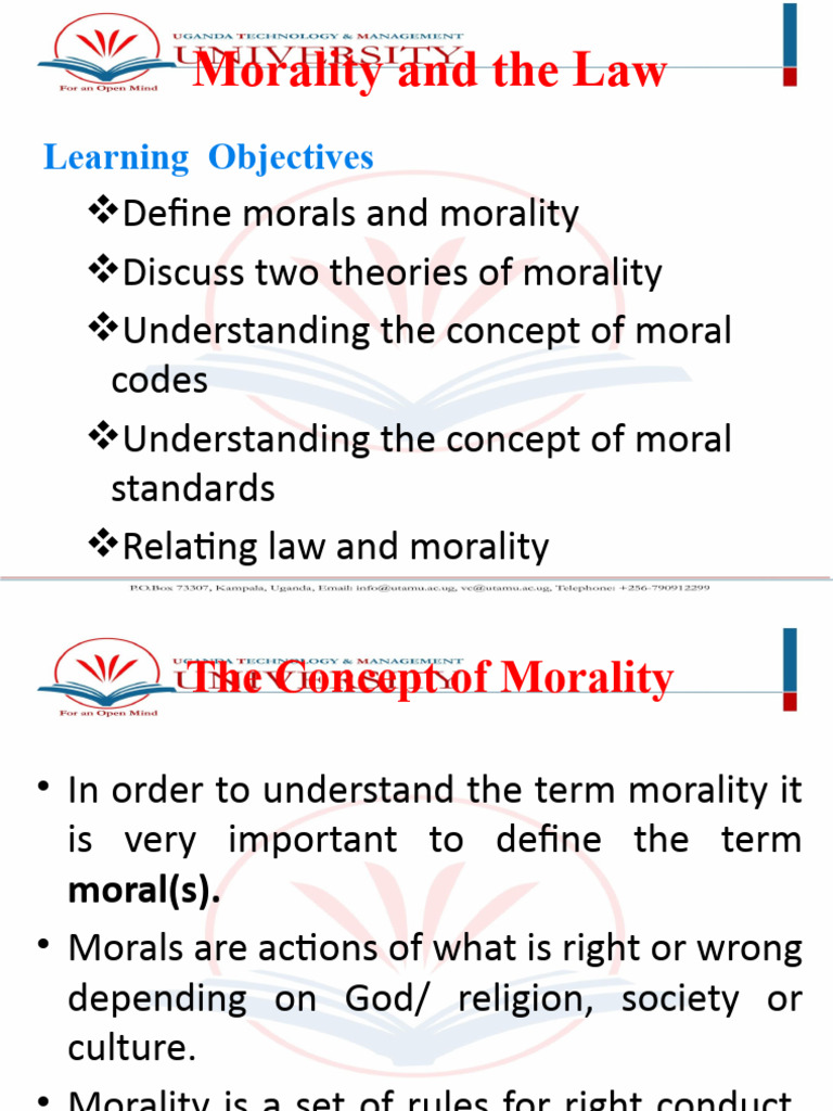 Module 2 Morality and The Law | PDF | Morality | Crime & Violence