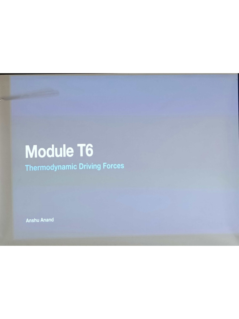 Thermo Module 6 | PDF