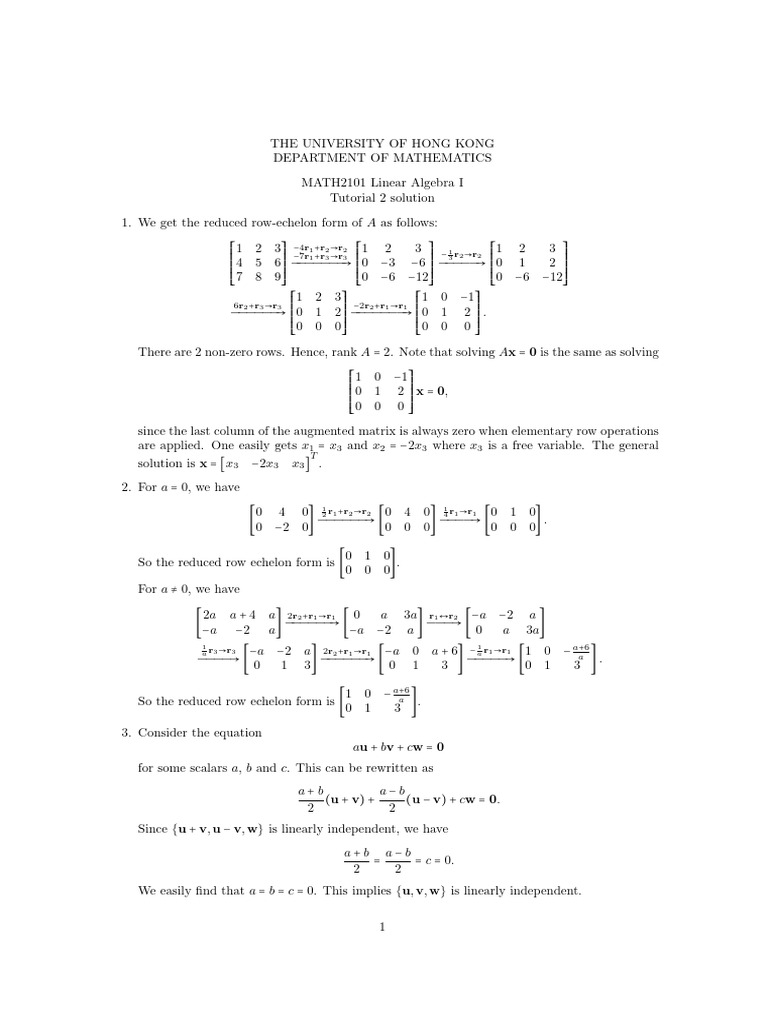 Tutorial 2 Sol | PDF | Mathematical Physics | Numerical Analysis