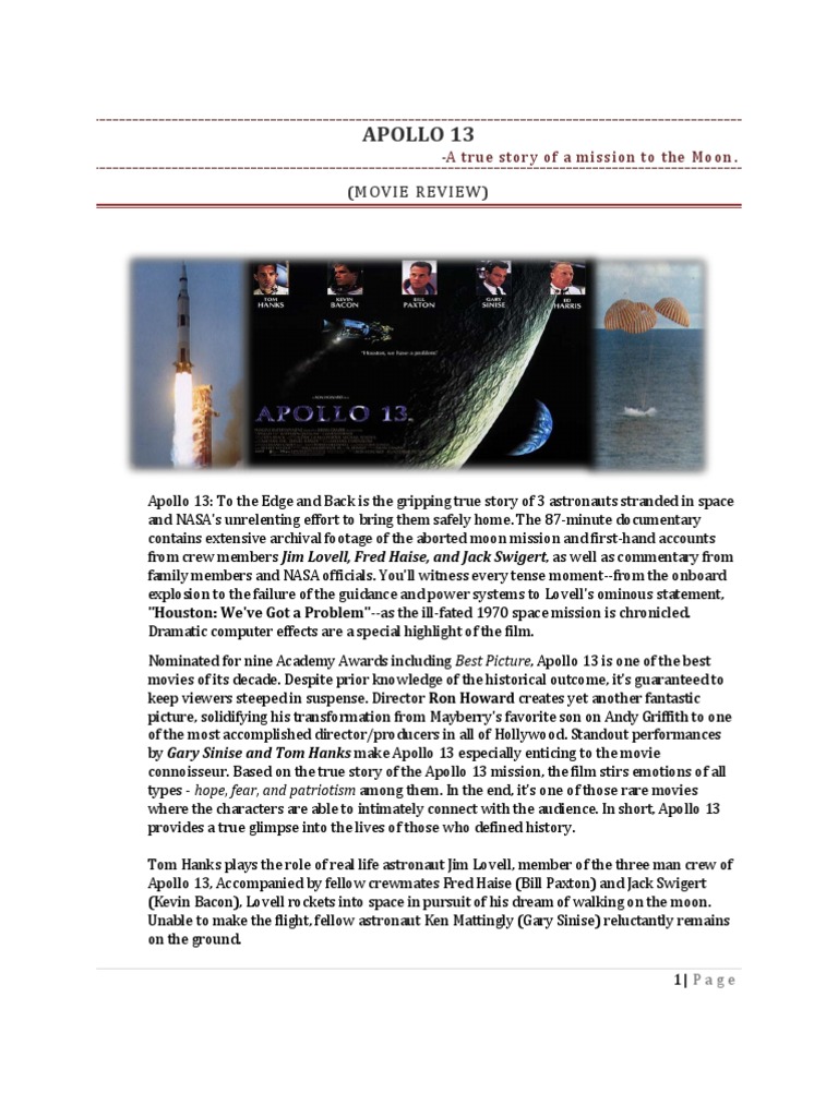 Appolo 13 | PDF | Nasa | Space Exploration