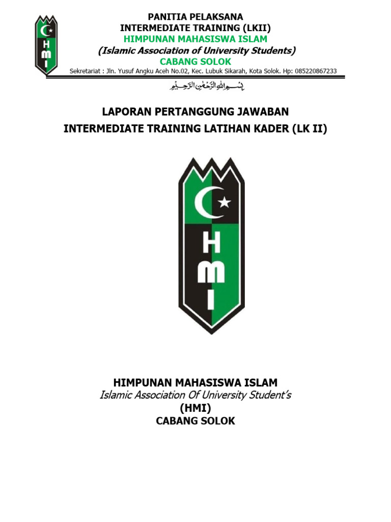 LPJ HMI LK 2 Selesai | PDF