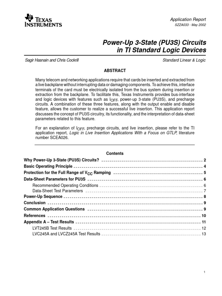 Szza 033 | PDF | Logic Gate | Electronic Circuits
