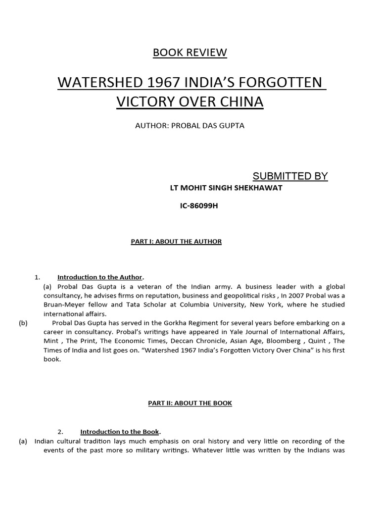 Watershed 1967 BOOK REVIEW | PDF | National Security | Conflicts