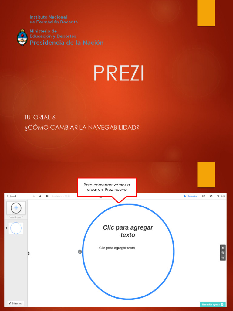 PREZI Tut 06 Como Cambiar La Navegabilidad | PDF | Software