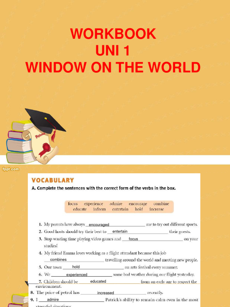 Workbook Unit 1 | PDF