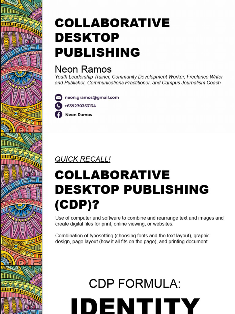 Collaborative Desktop Publishing | PDF | Page Layout | Publishing