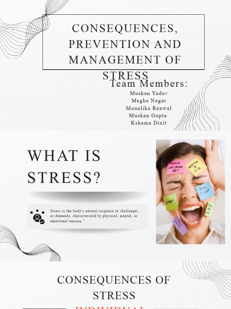 Consequences, Prevention and Management of Stree | PDF | Relaxation ...
