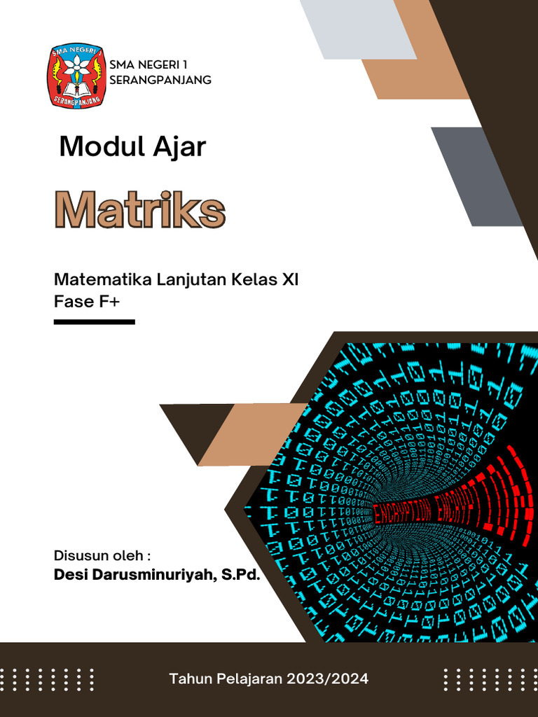 MA Matriks Matematika Lanjut XI Fase F+ - Desi Darusminuriyah | PDF