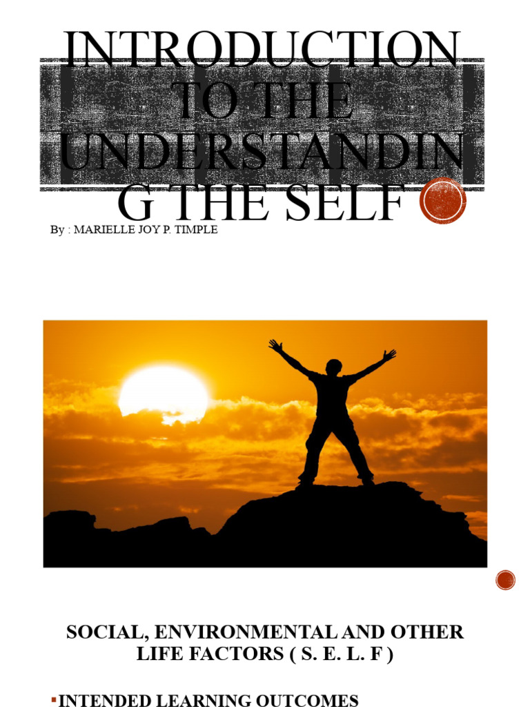Section 1 Self | PDF | Self Concept | Identity (Social Science)