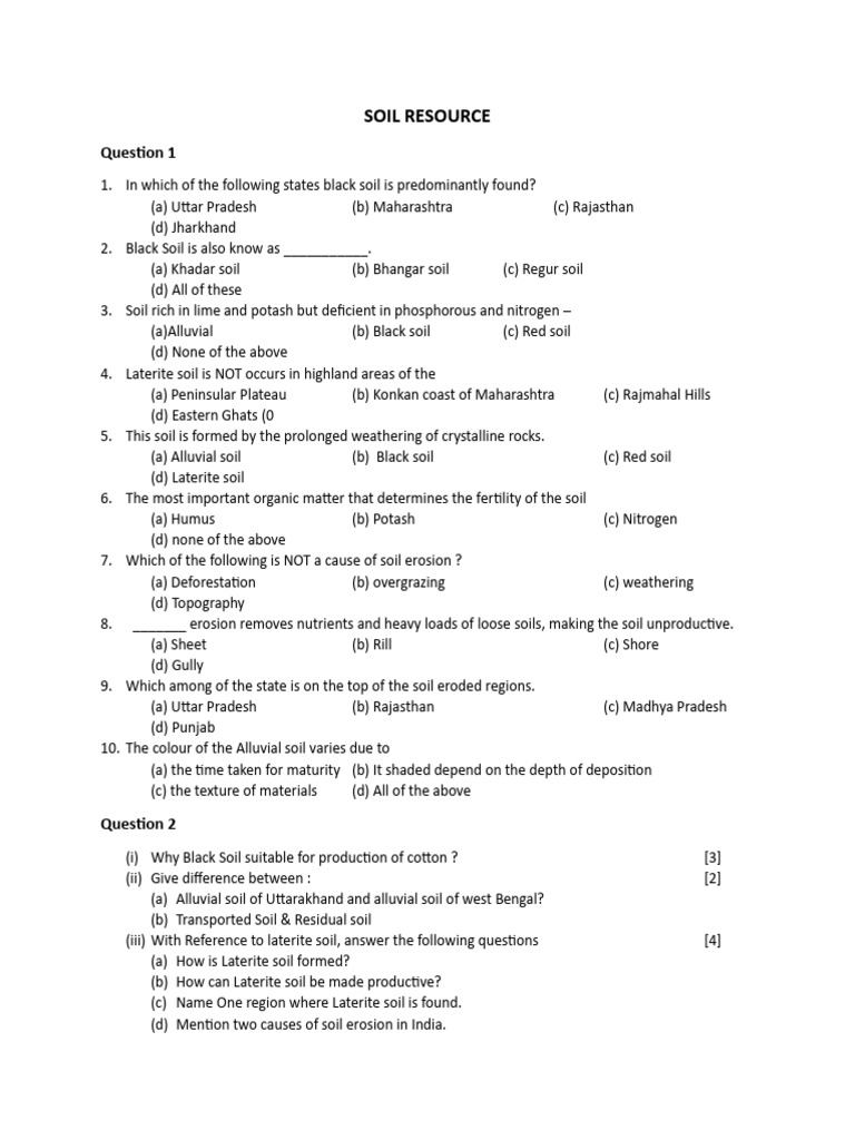 Soil Resource | PDF | Soil | Erosion