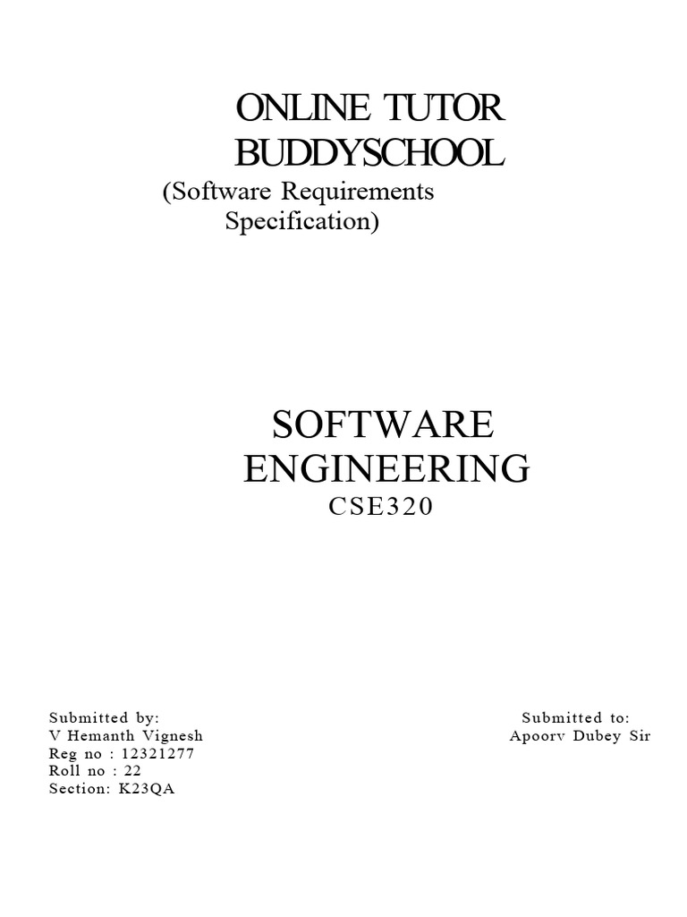 SRS Document For ER Diagram | PDF | Databases | User (Computing)