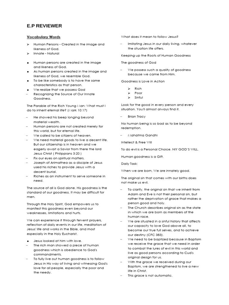 EP REVIEWER (q1) | PDF