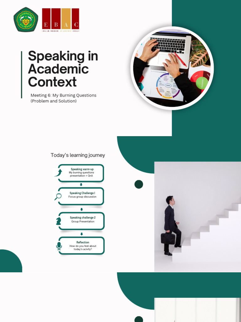 Speaking in Academic Context 6-8 | PDF