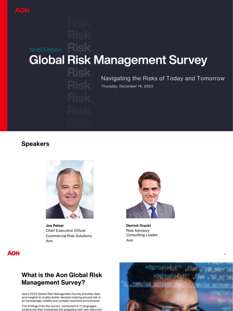 Aon Rims Navigating The Risks of Today and Tomorrow Powerpoint | PDF ...