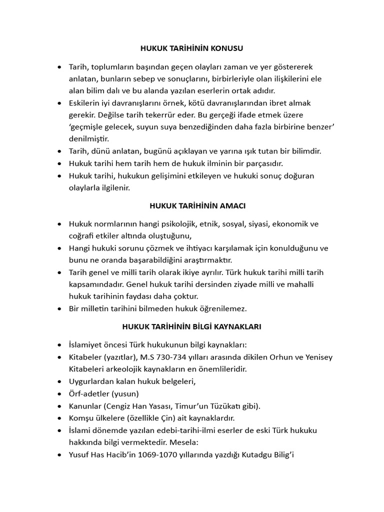 Hukuk Tarihi Slayt-1 | PDF