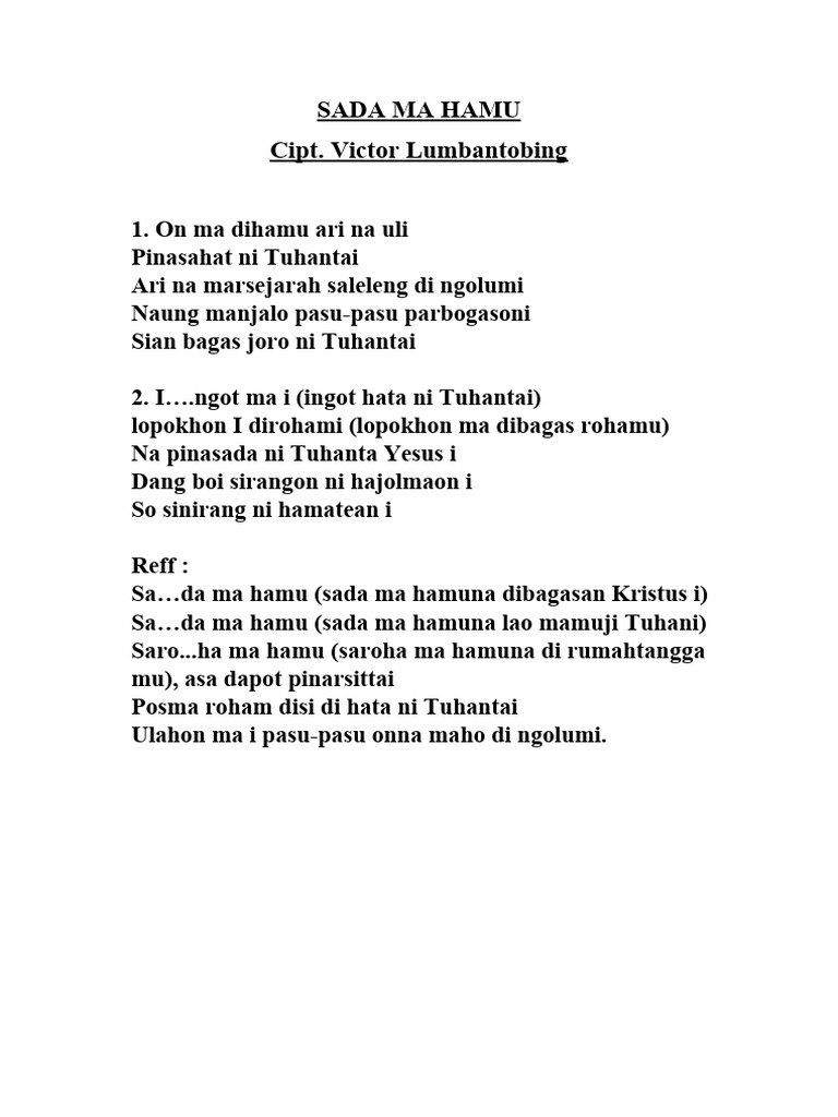 Sada Ma Hamu-1 | PDF