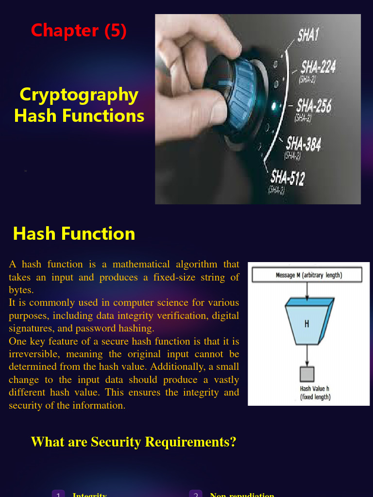Lect-8 (Hash Function) | PDF | Computer Security | Security