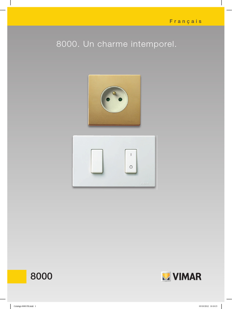 Catalogue Vimar Série 8000 | PDF