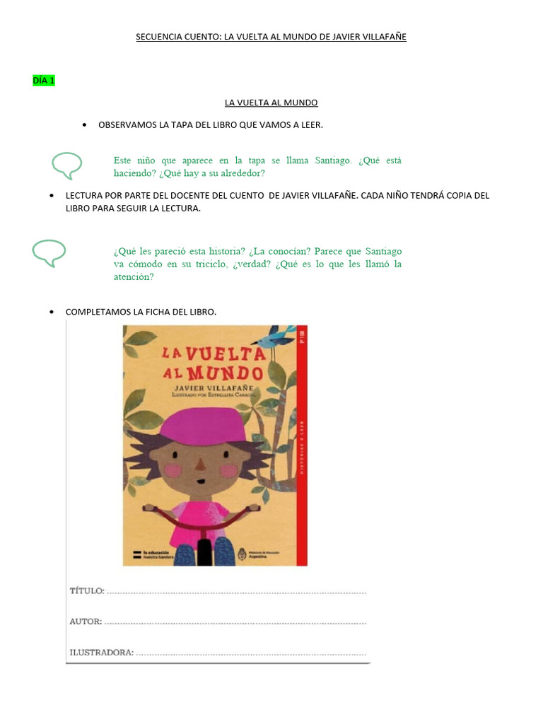 SECUENCIA La Vuelta Al Mundo | PDF