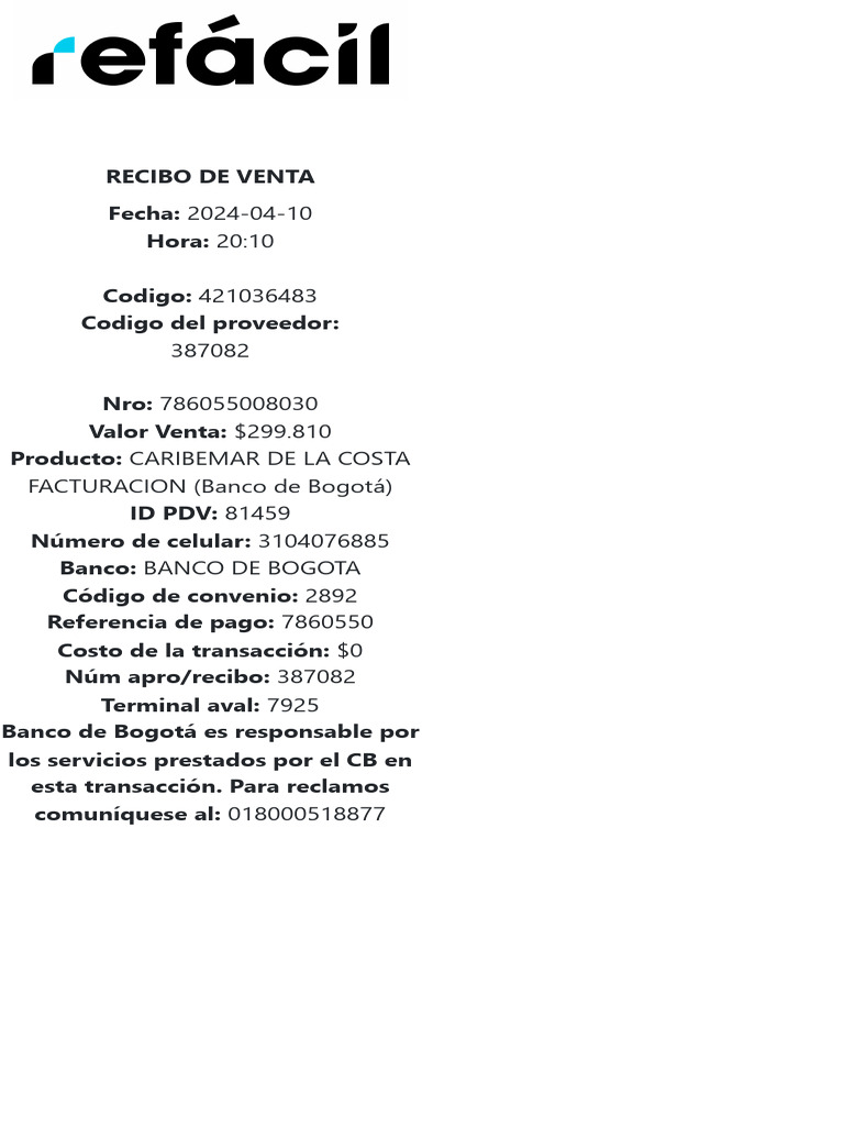 Refacil - Plataforma | PDF