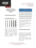 Gancho Shurlock G100: Especificaciones y Normas | PDF