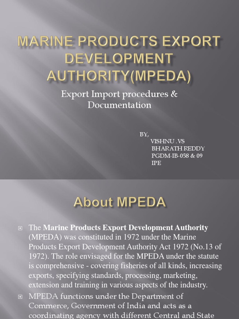 Mpeda | PDF | Exports | Dumping (Pricing Policy)