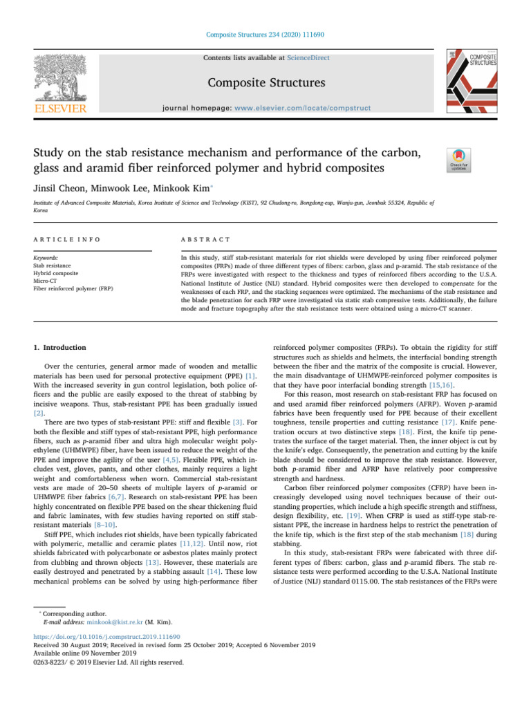 Composite Structures: Sciencedirect | Download Free PDF | Fibre Reinforced Plastic | Composite ...