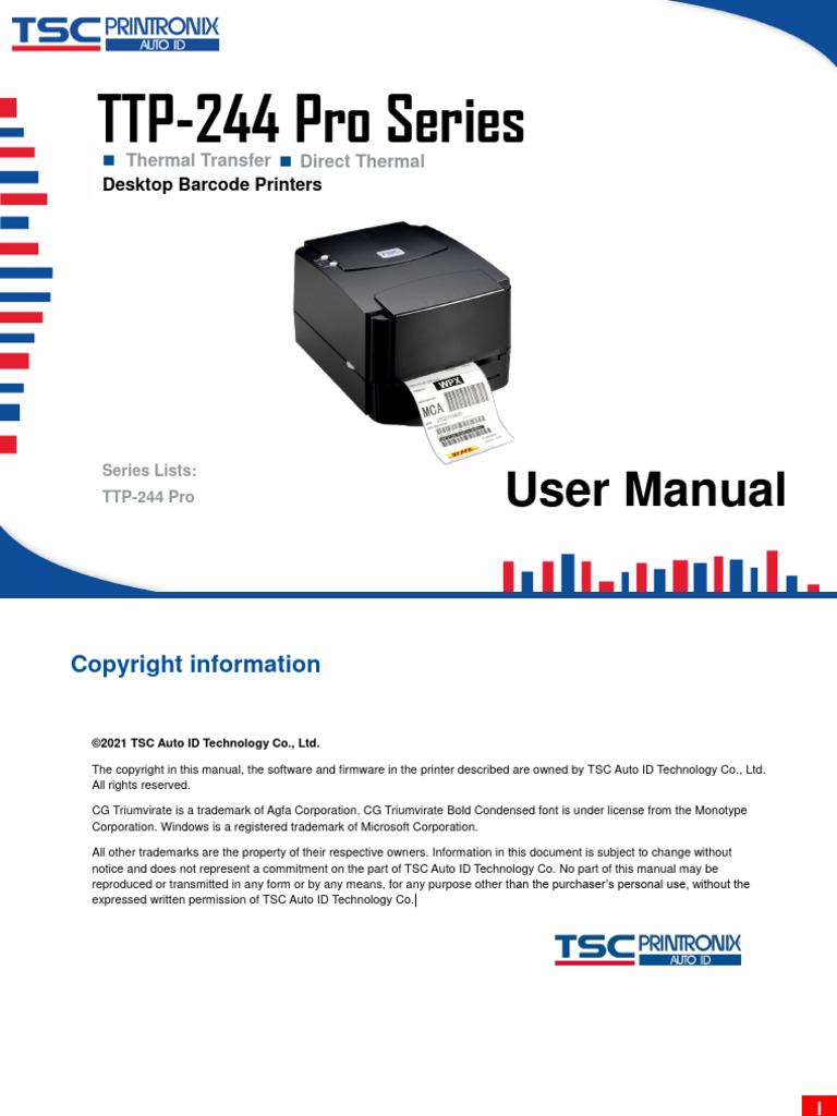 TTP 244 Pro User Manual New en | PDF | Printer (Computing) | Command Line Interface